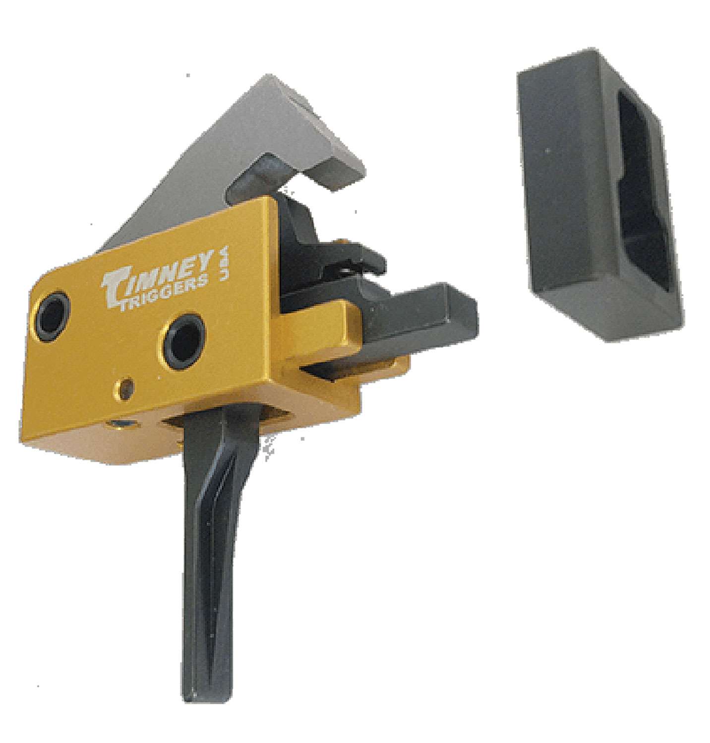 Timney Triggers 681-ST PCC Trigger AR Platform Black/Gold Single-Stage ...