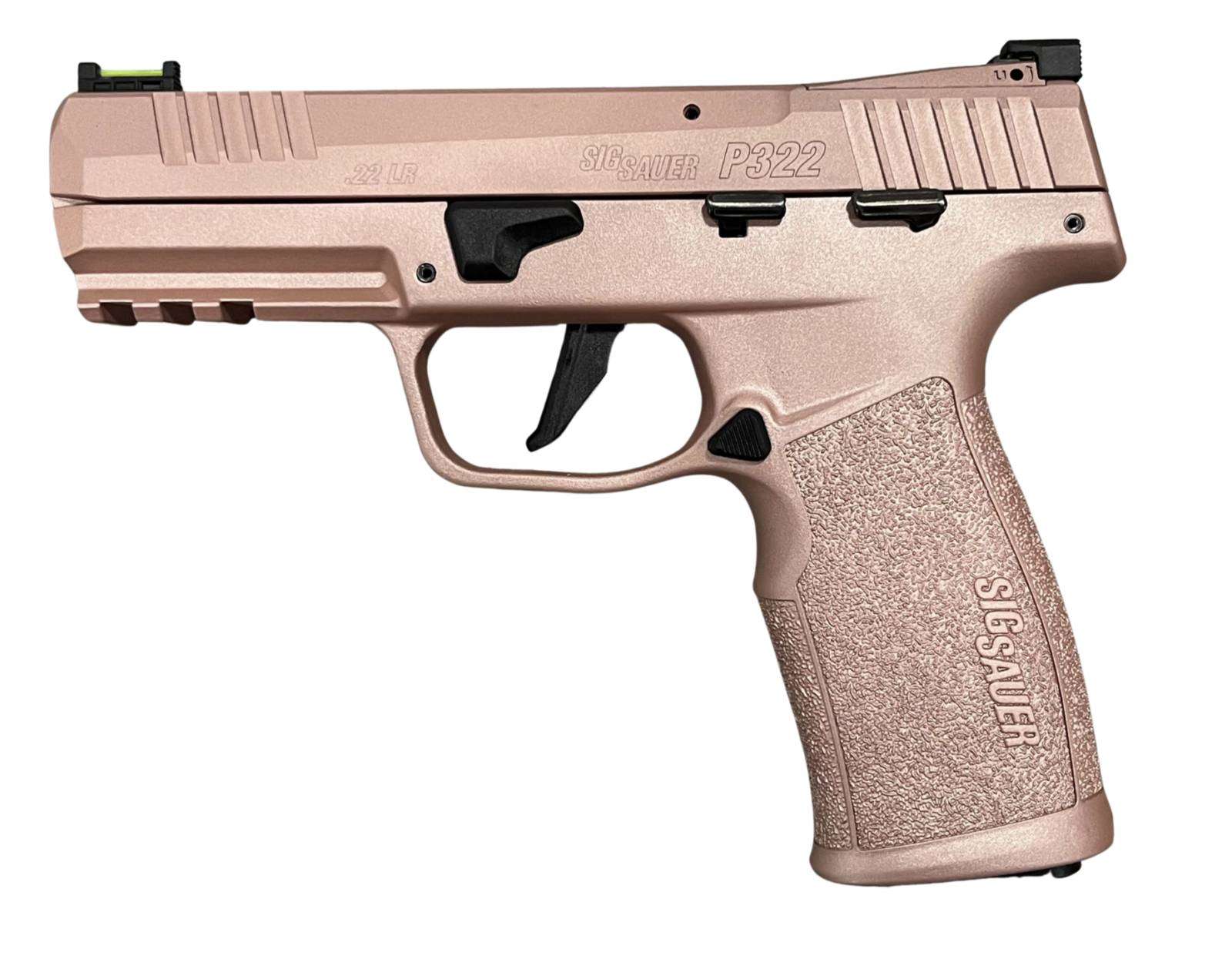 SIG SAUER P322 22LR PSTL THRD BBL, O.R. 2-20RD ROSE GOLD | BattleHawk ...