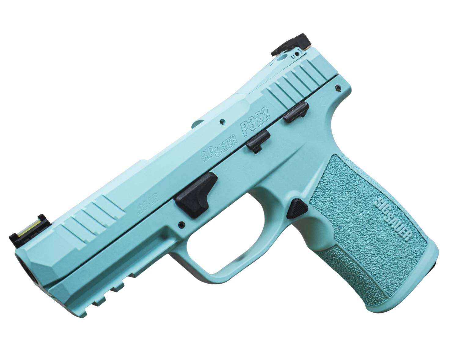 SIG SAUER 322C 22LR PSTL THRD BBL, O.R. 2-20RD TIFFANY BLUE ...