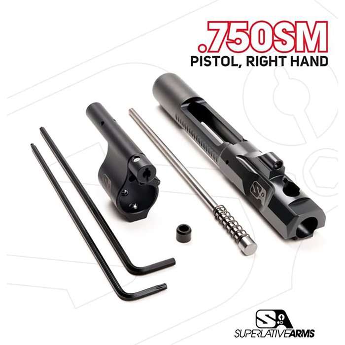 SUPERLATIVE ARMS AR-15 ADJUSTABLE PISTON SYSTEM WITH SOLID 0.750'' GAS ...