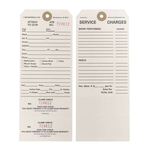 DOUBLE STUB CLAIM CHECKS | NJG