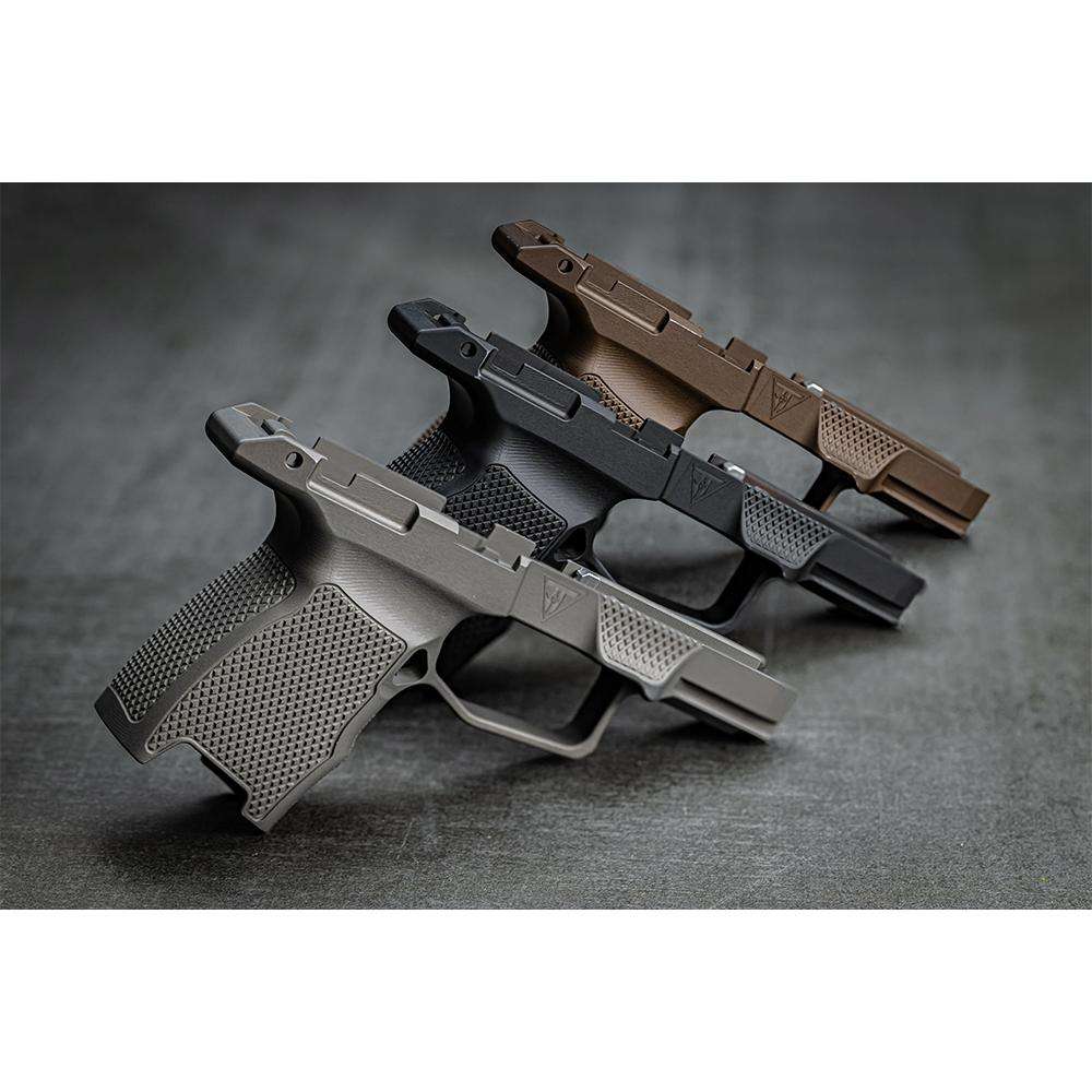 JT P365 Grip Module with safety 12-XL Base Plates Anodize Dark Bronze ...