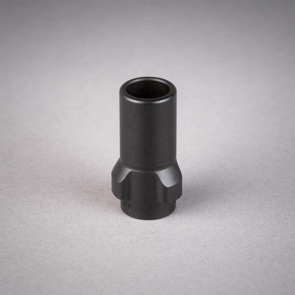 SILENCERCO 3-LUG MUZZLE DEVICE M13.5x1LH 9MM | Woody's Custom Arms