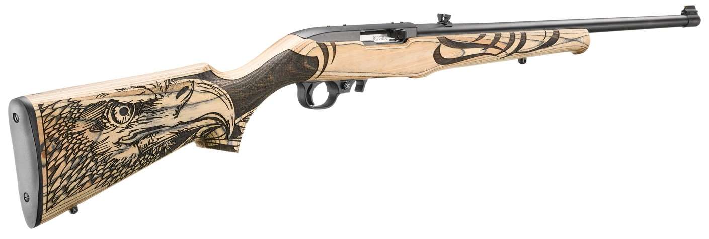 RUGER 10/22 22LR EAGLE SCENE BLUED NATURAL LAMINATE STOCK | Tombstone ...