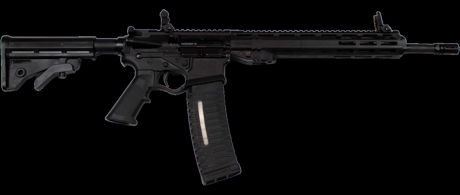 ATI ALPHA MAXX 5.56 16" BBL 13" MLOK RAIL BLACK 1-60RD MAG & FLIP UP ...