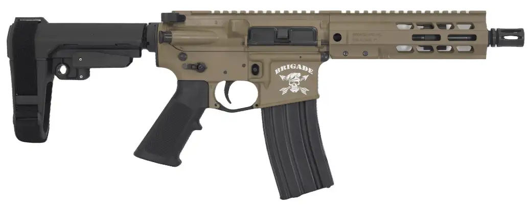 BRIGADE BM-15, 5.56 NATO, 7.5" Barrel, SBA3 Brace, M-LOK, A2 Flash ...