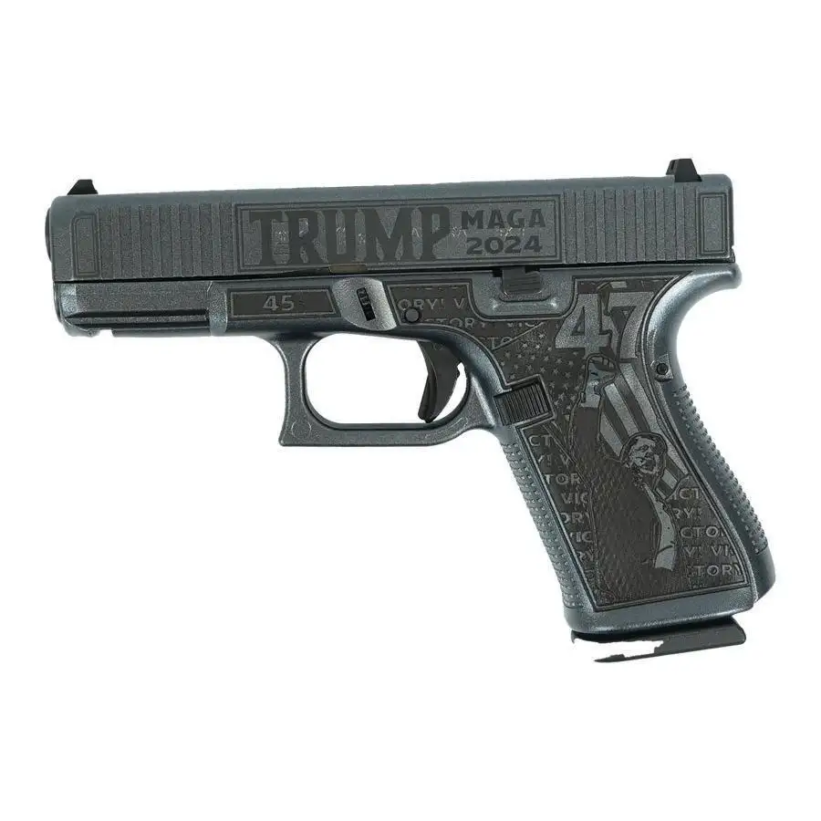GLOCK G19 GEN5 9MM FXD W/FRONT SERRATIONS 15RD -Trump 47th | Northwest ...