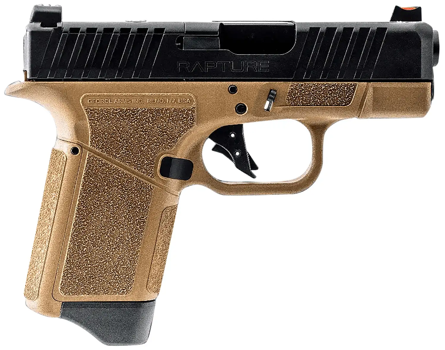 Gforce Arms GF932512FB Rapture Sub-Compact Frame 9mm Luger 12+1 3.25 ...