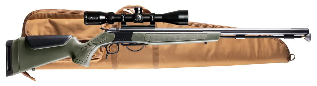 CVA PR2048NSCP Optima Scope Package 50 Cal 26" Black Nitride Fluted ...