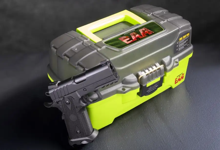 GIRSAN WITNESS 2311 BRAT 9MM TACKLE BOX PACKAGE 17RD BLACK | Grove Gun Shop