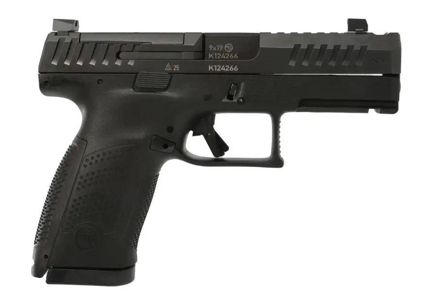 CZ-USA 91578 P-10 C 9mm Luger 15+1 4" Ported Barrel, Optic Ready ...