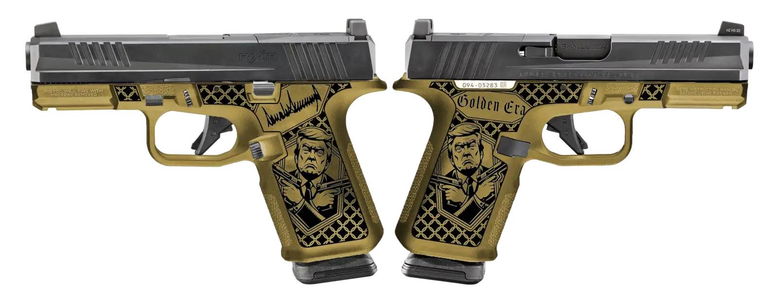 RUGER RXM 9MM PISTOL DON WICK 2.0 4" BBL O.R. 2-15RD MAGS - ORION ...