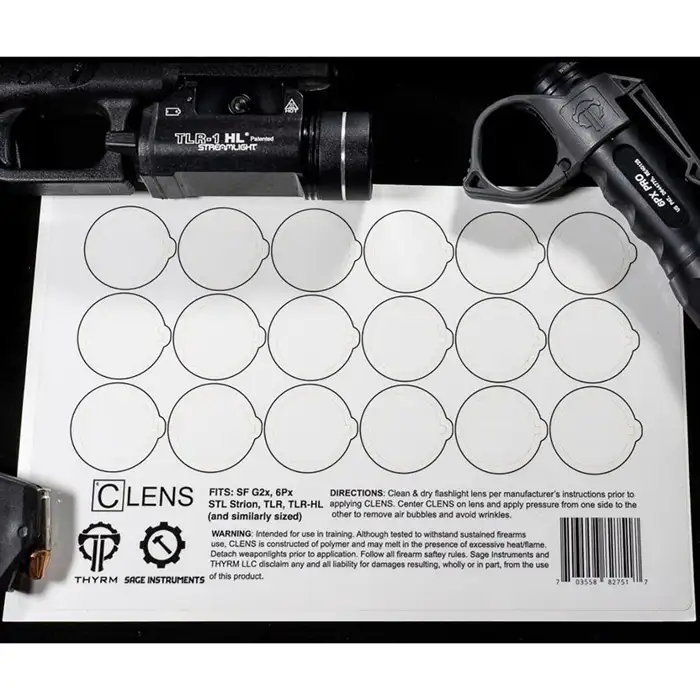 CLENS LENS PROTECTION FOR FLASHLIGHTS AND WEAPON LIGHTS | Tombstone ...