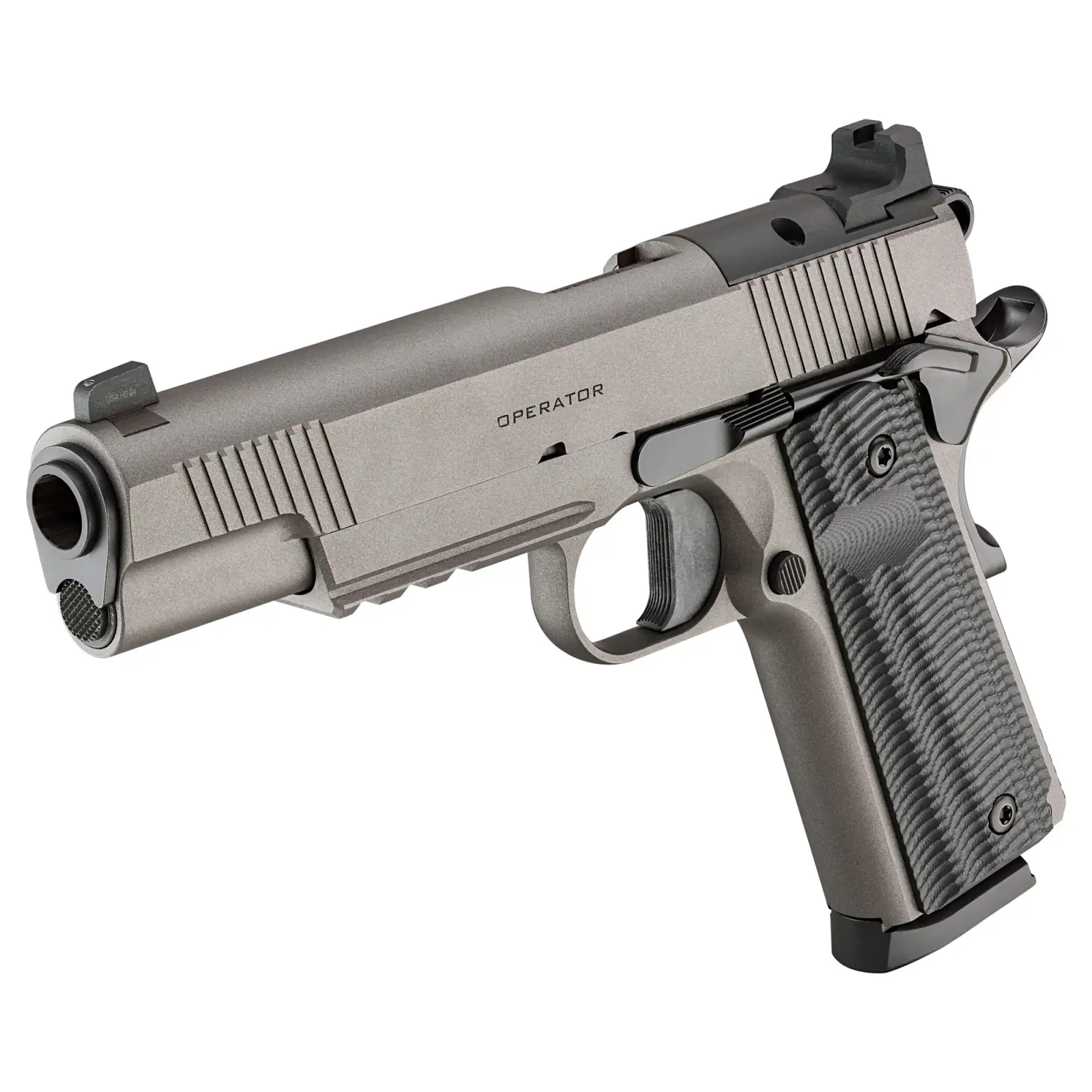 SPRINGFIELD 1911 OPERATOR AOS 45 ACP 5" 8RD GRAY THREADED | BattleHawk ...