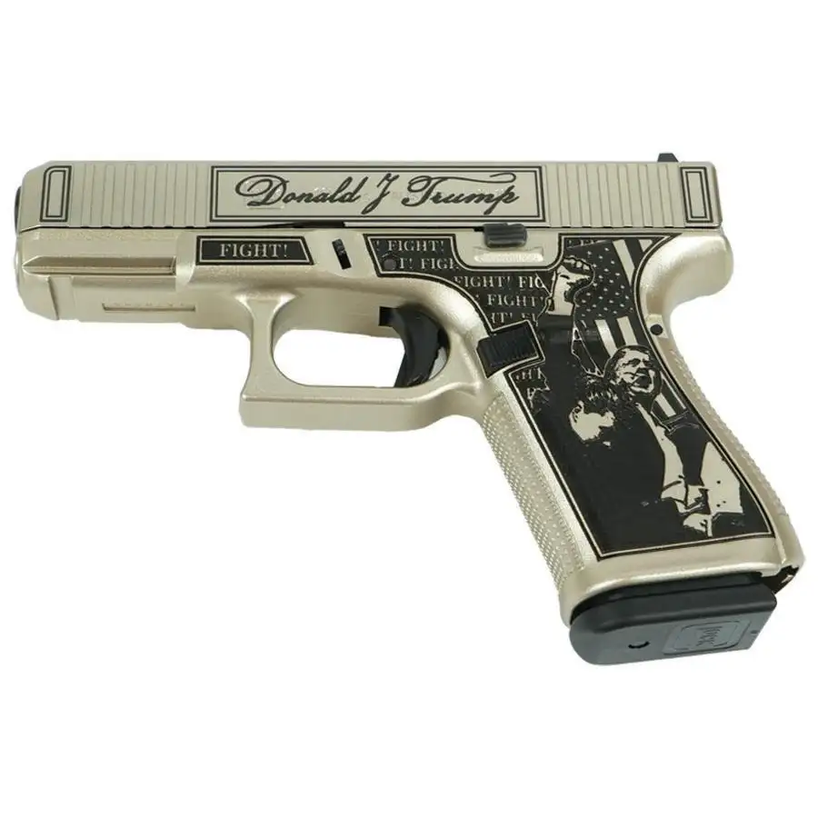 GLOCK G19 GEN5 9MM FXD W/FRONT SERRATIONS 15RD-Trump Fight | Tombstone ...