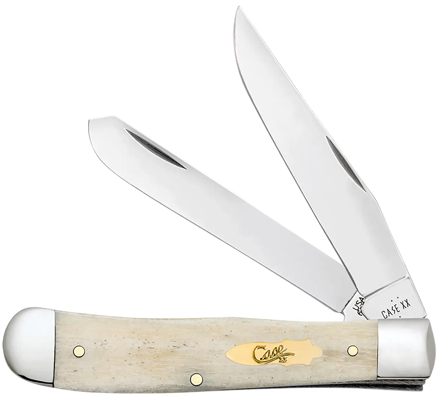 Case 11020 Trapper Folding Clip Point/Spey Plain Mirror Polished Tru ...