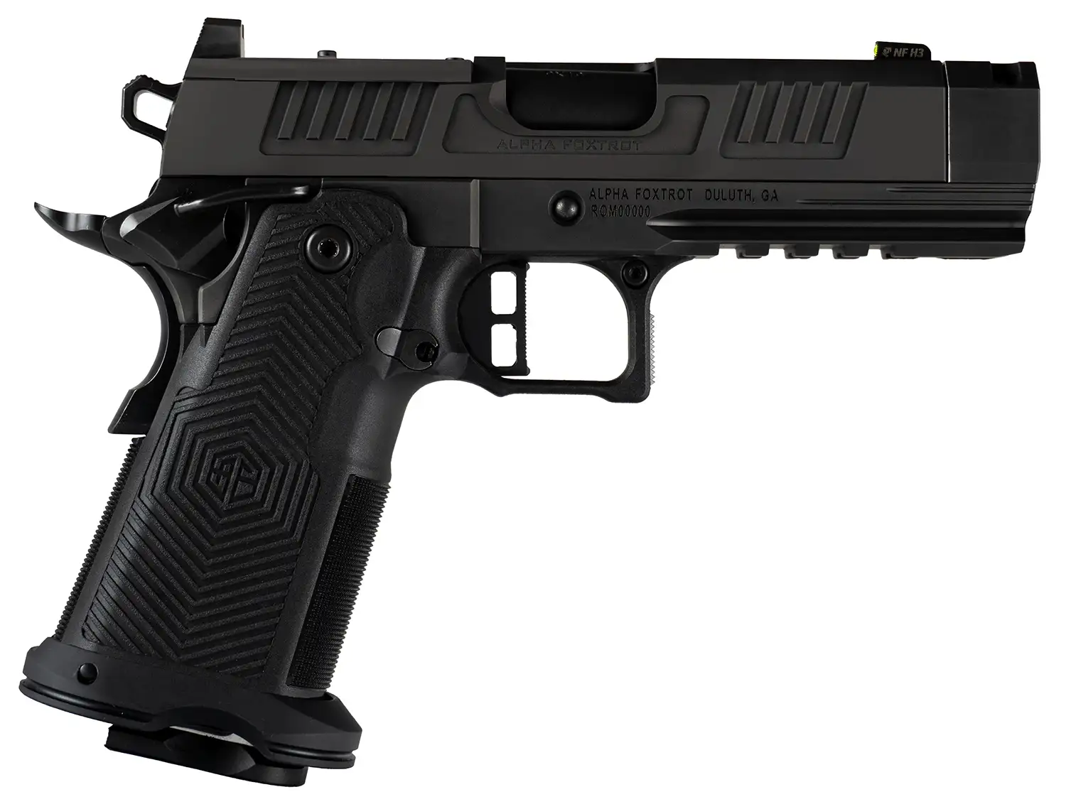 Alpha Foxtrot AA39X1QIF-XDBK10 AF1911 Romulus Compact Frame 9mm Luger ...