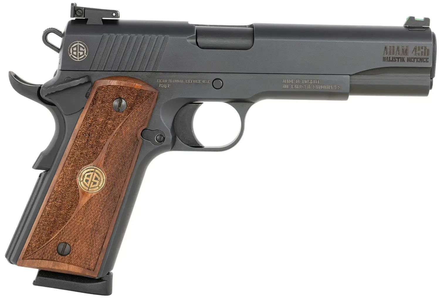 Dickinson LLC DKSN45B 1911 Adam B 45 ACP 7+1 5" Black Button Rifled ...