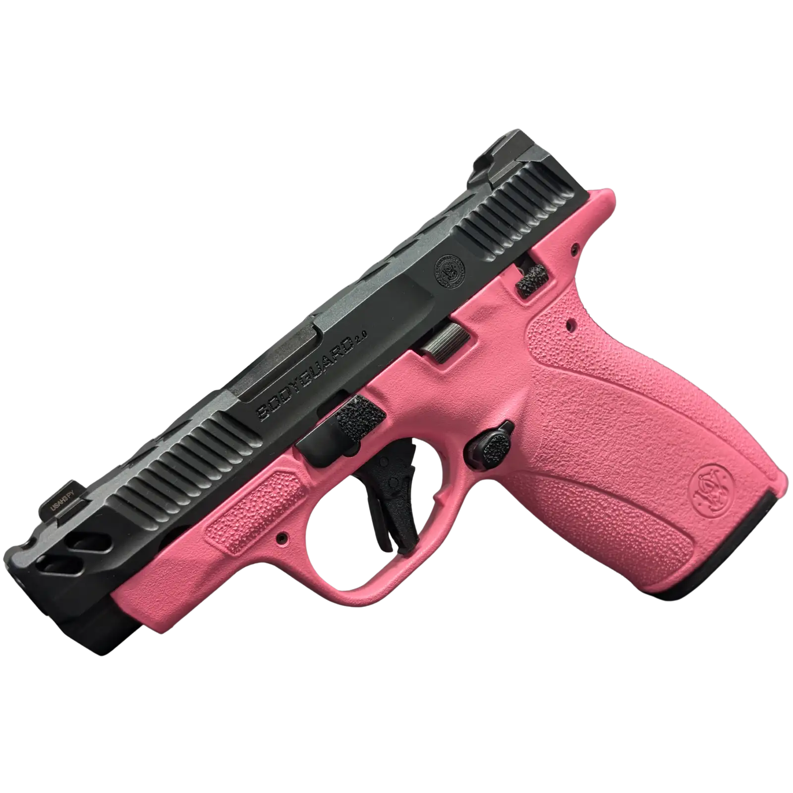 SMITH & WESSON PC BODYGUARD 2.0 CARRY COMP PINK FRAME 380ACP PISTOL 3.1 ...