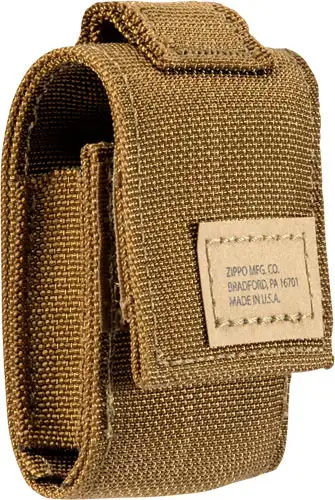 ZIPPO TACTICAL POUCH FOR WINDPROOF LIGHTERS COYOTE | Tombstone Tactical