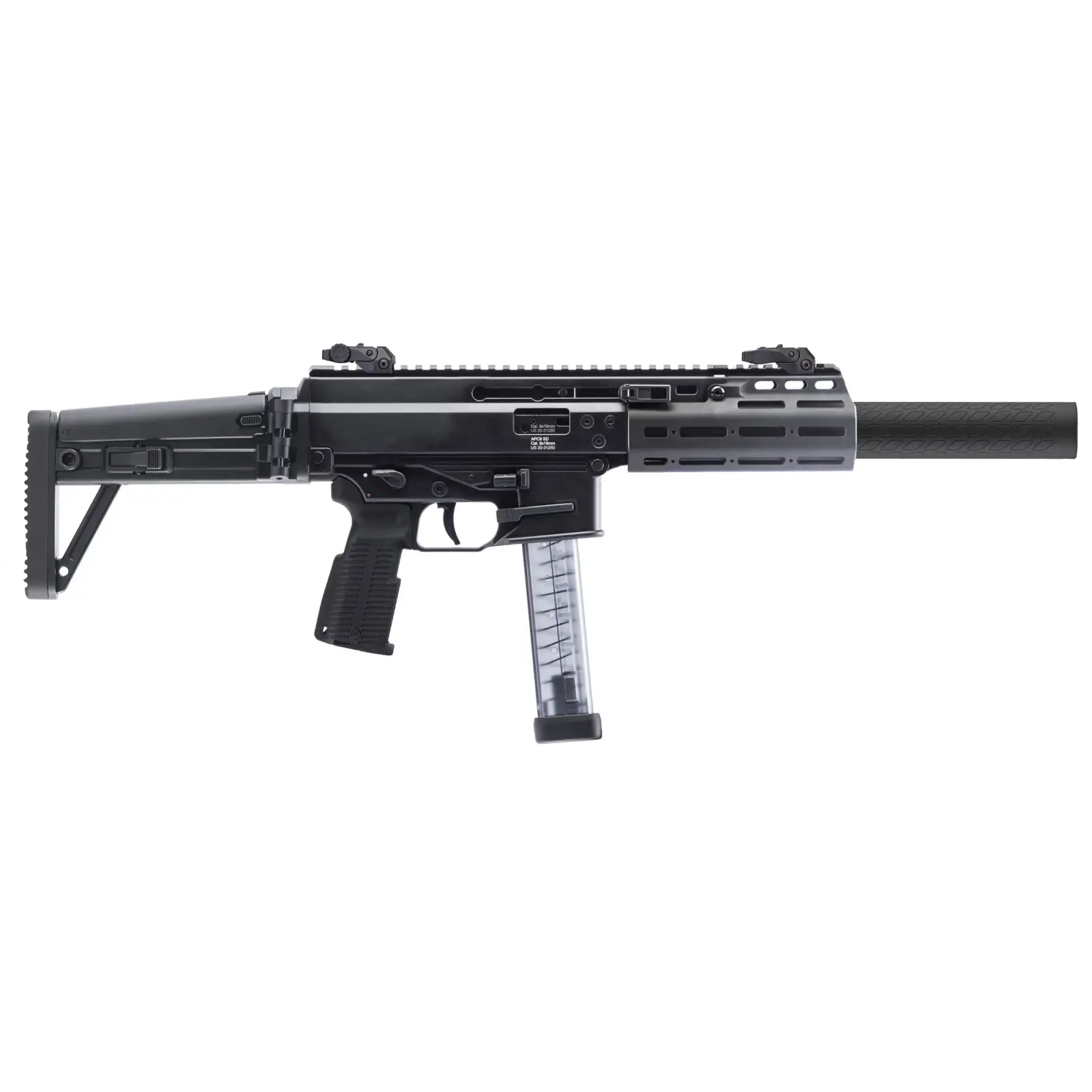 B&T APC9 SD PRO SBR 9MM 5.7" MBT BLK | Gradys Great Outdoors