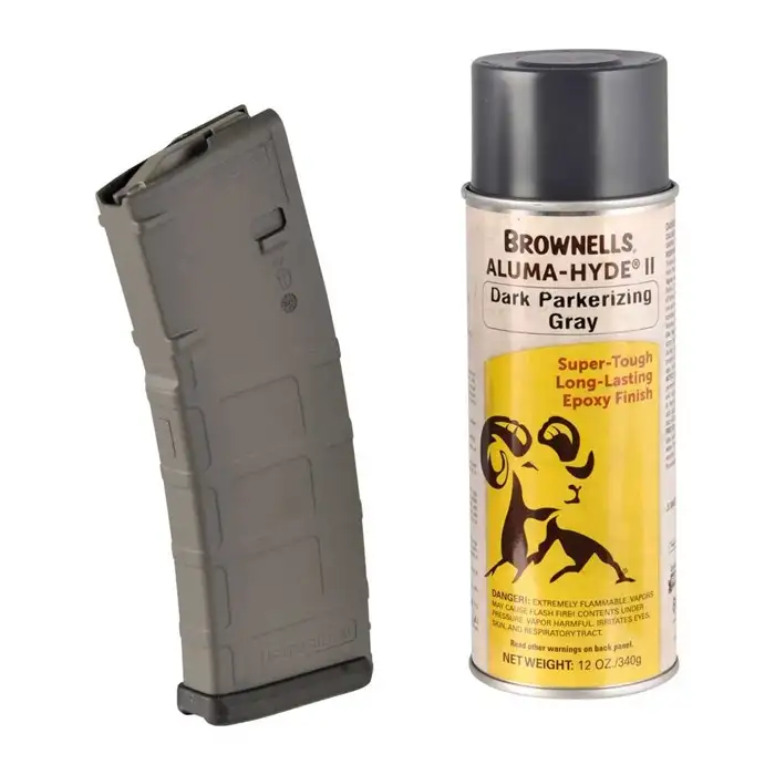 Brownells Aluma-Hyde II, Matte Dark Parkerizing Gray, 12 Oz Aerosol ...