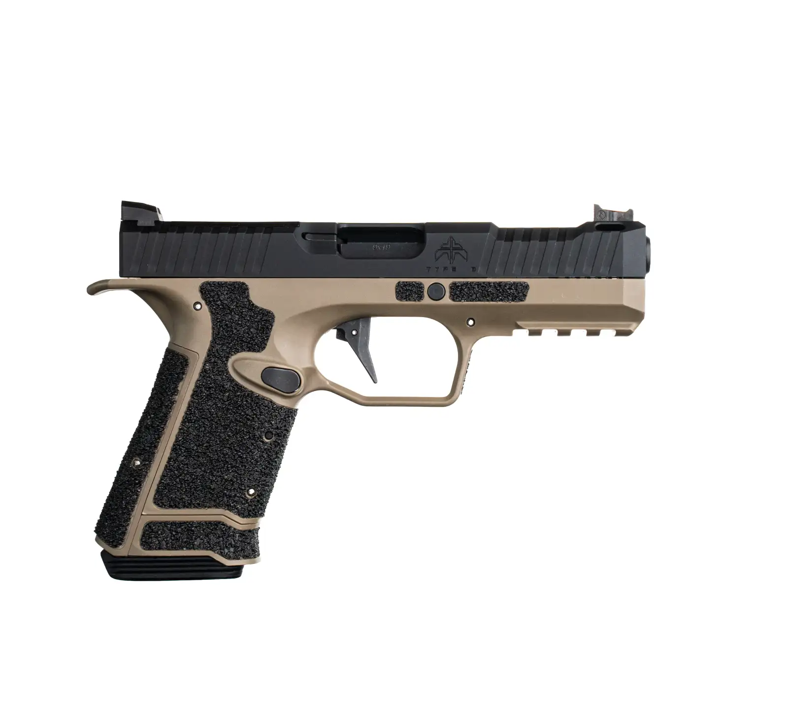 Type-B - Black slide and frame - ACRO optic cut - With Ported barrel ...