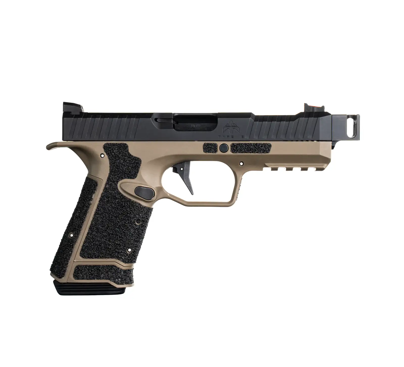 Type-B - Black slide and frame - RMSc optic cut - With Threaded Barrel ...