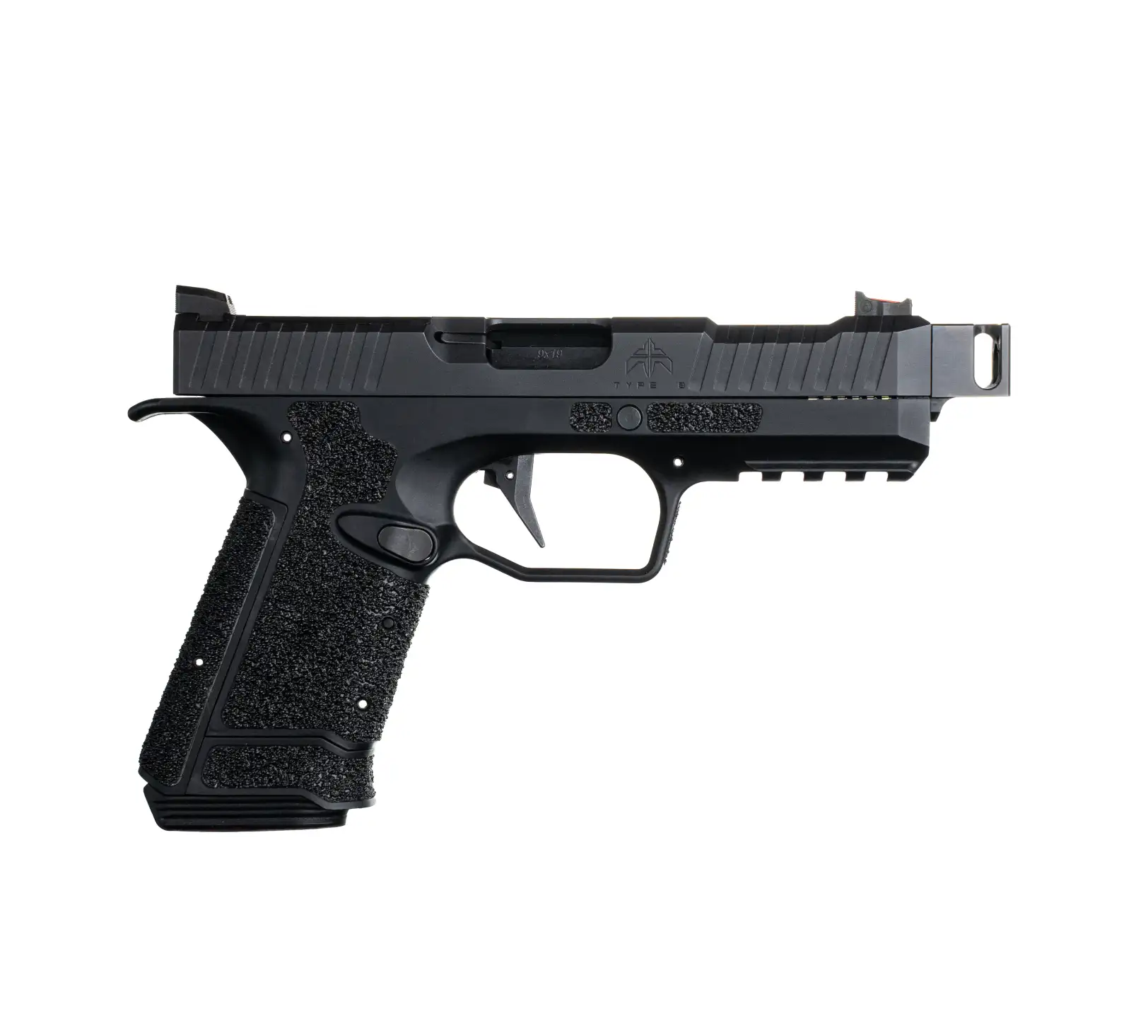 Type-B - Black slide and FDE frame - ACRO optic cut - With Threaded ...