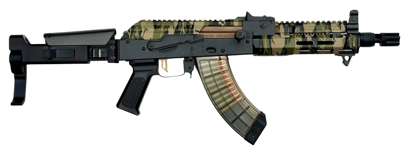BABUSHKA AK PISTOL WOODLAND 7.62X39 10.5 | Tombstone Tactical