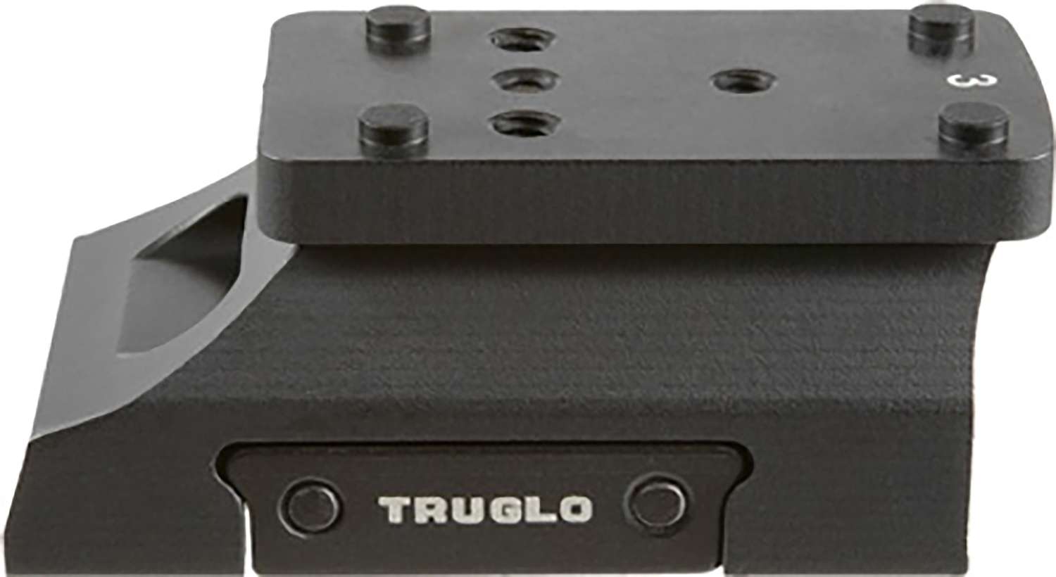TRUGLO RISER MOUNT MICRO RED DOT RISER MOUNT UNIVERSAL STYLE BLACK ...