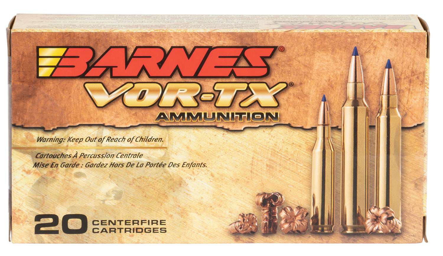 Barnes Bullets 21522 VOR-TX Rifle 243 Win 80 gr Tipped TSX Boat Tail 20 ...