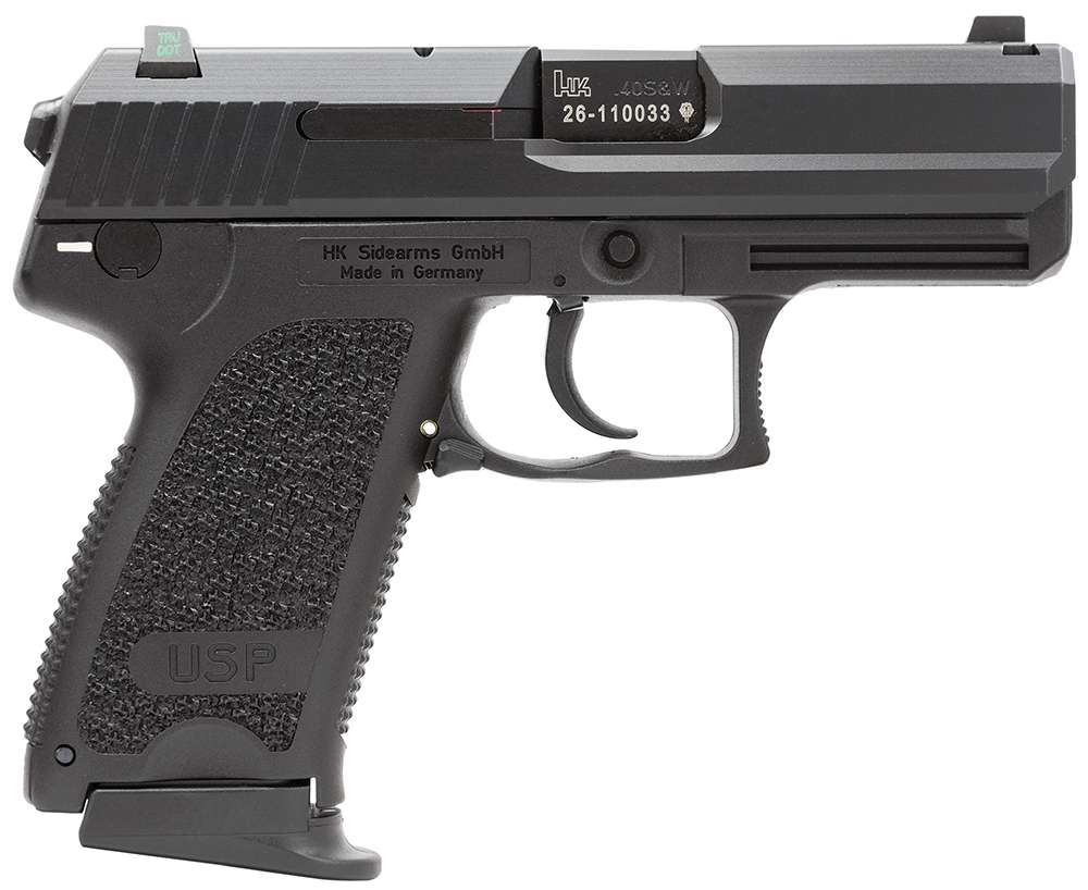 HK 81000341 USP Compact V7 LEM 40 S&W 3.58" 12+1 Black Black Polymer ...