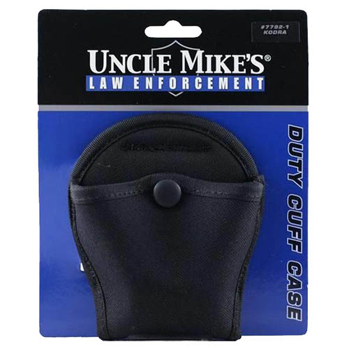Single Open Cuff Case Kodra Black | Larry's Pistol & Pawn
