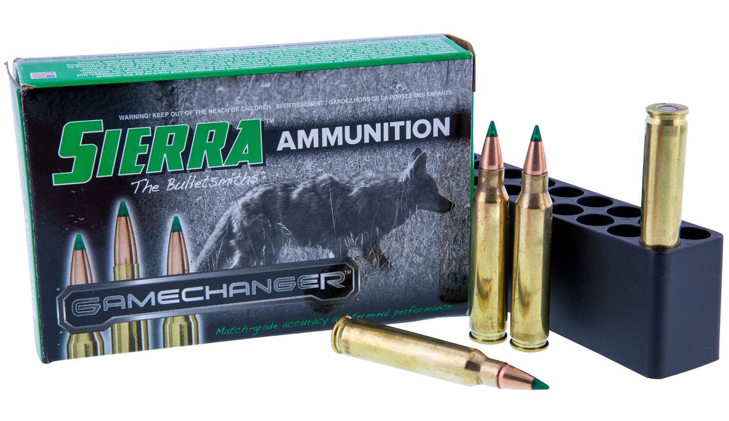 Sierra A406209 GameChanger 223 Rem 64 gr Tipped GameKing 20 Bx/ 10 Cs ...