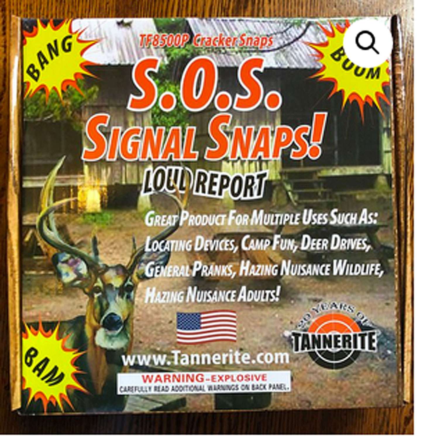 Tannerite SOS Signal Snaps 20 Per Box 24 Boxes Case Total 480 US 