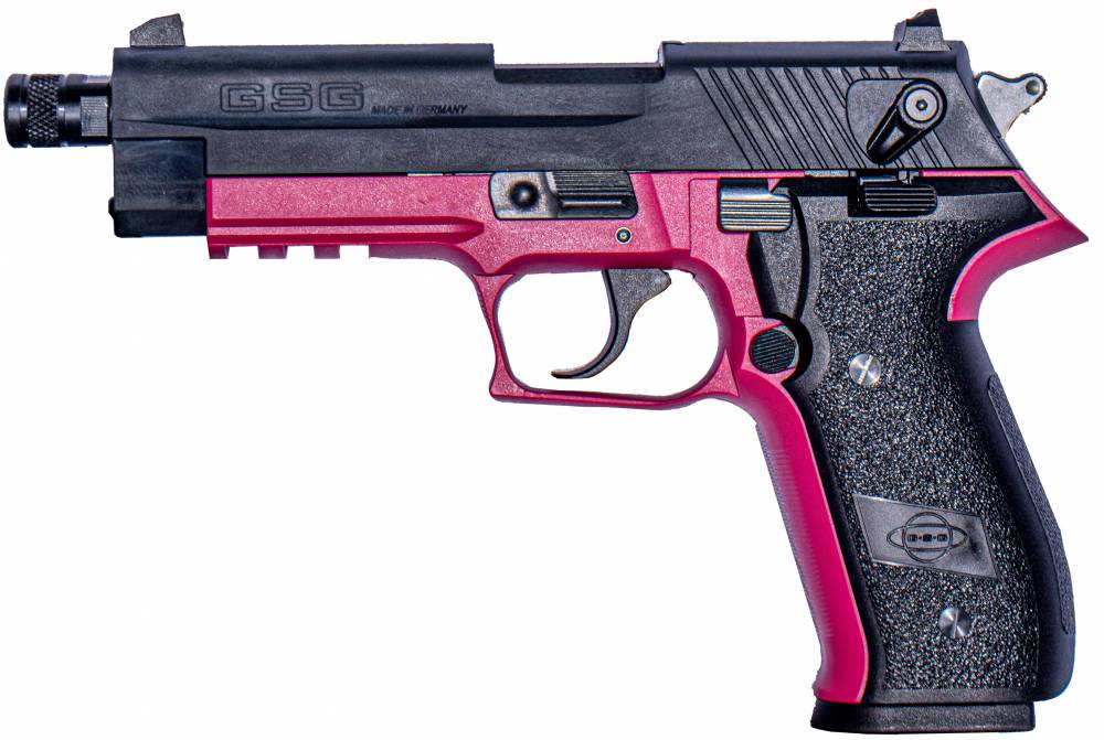 GSG GERG2210TFFP FireFly 22 LR 4.90" 10+1 Pink Black Zinc Alloy Black ...