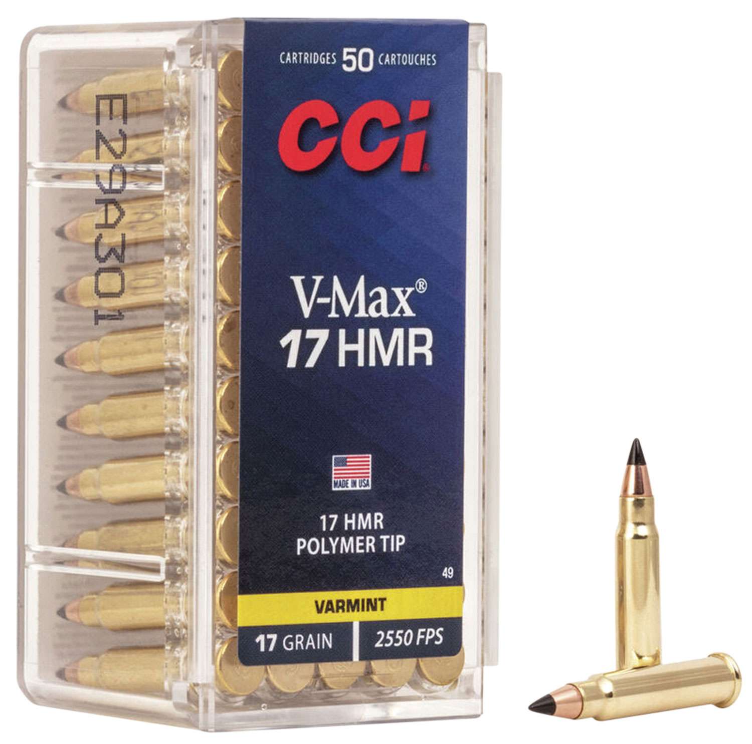 CCI AMMO V MAX 17HMR 2550 17GR V MAX 50 PACK Monadnock Firearms CCI AMMO V MAX 17HMR 2550 17GR V MAX 50 PACK Monadnock Firearms
