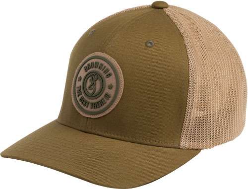 BG CAP DUSTED LOGO LODEN W/ CIRCLE PATCH LARGE/XL FLEX FIT | Range USA