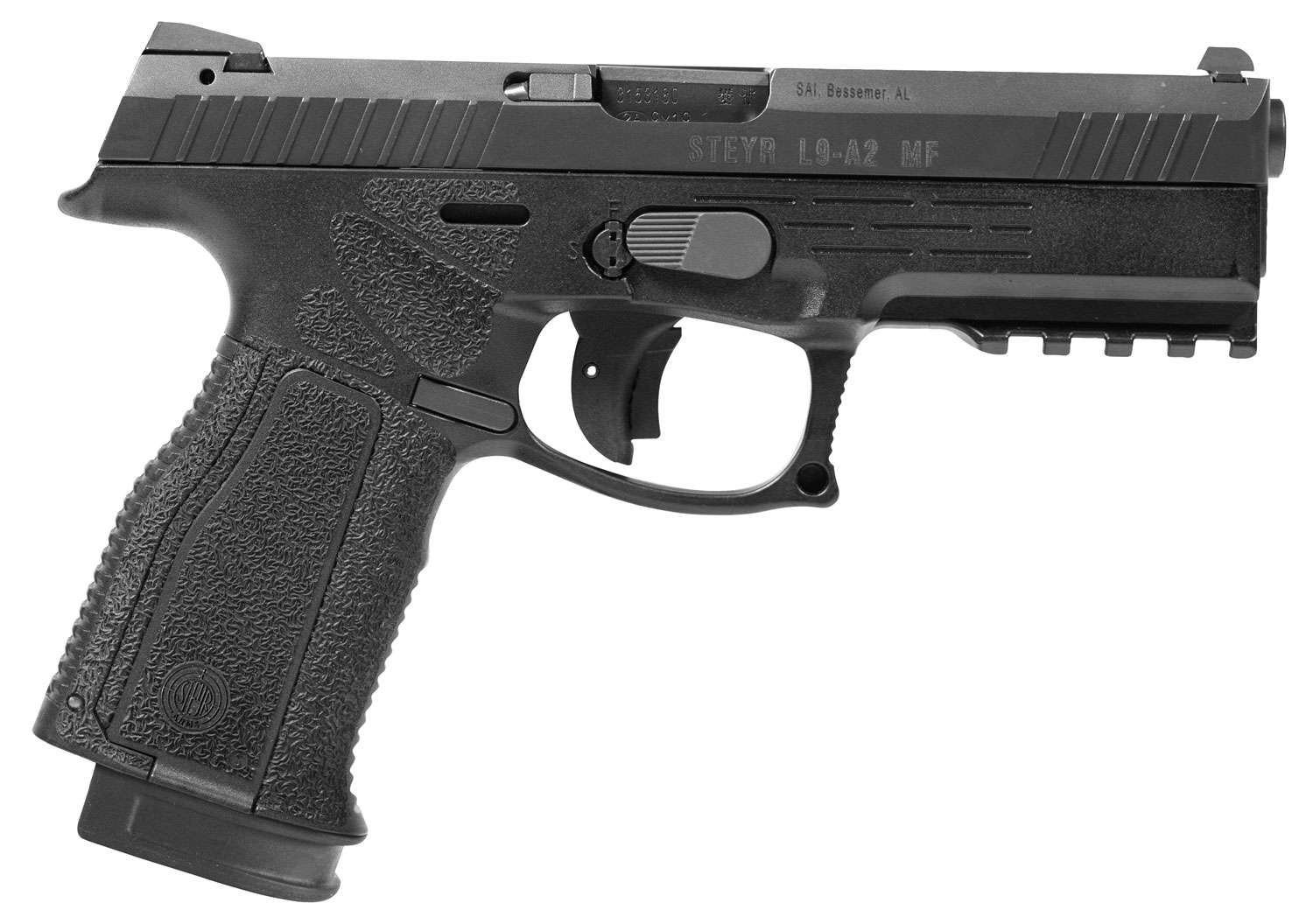 L9 A2 MF 9mm 4 5 Barrel Trapezoid Sights Black 17 rd The Armories
