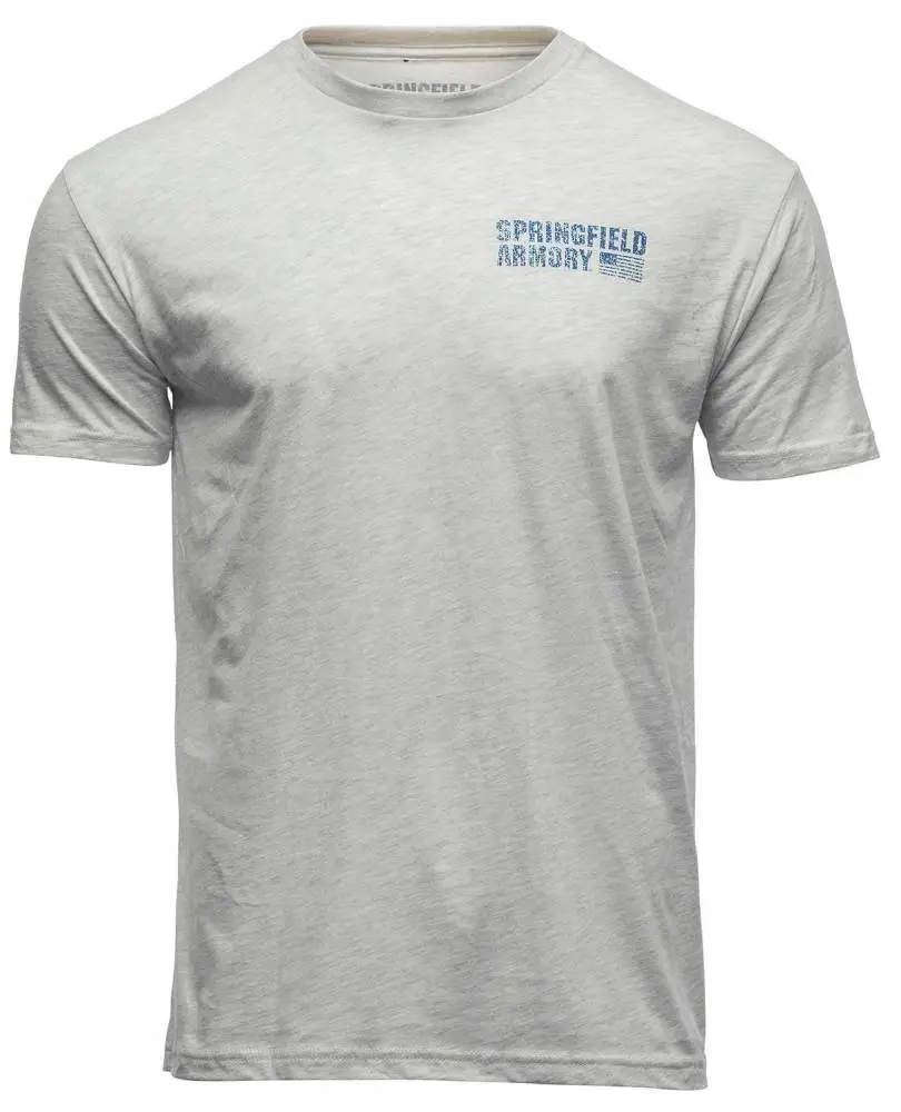 Springfield Armory GEP7124S American Flag Mens T-Shirt White Small ...