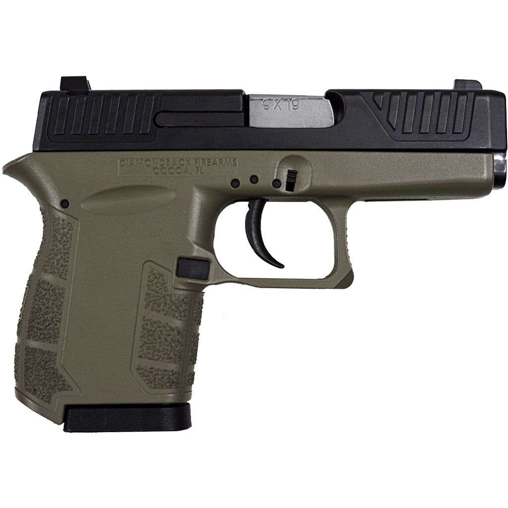 Diamondback DB0200P061 DB9 Micro-Compact 9mm Luger 3.10" 6+1 Flat Dark ...