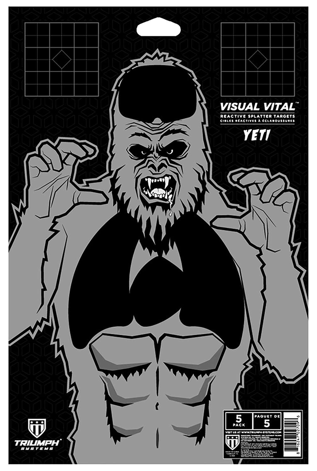 Triumph Systems 0315 13 006 Threat Down Bleeding Target Yeti Corrugate 