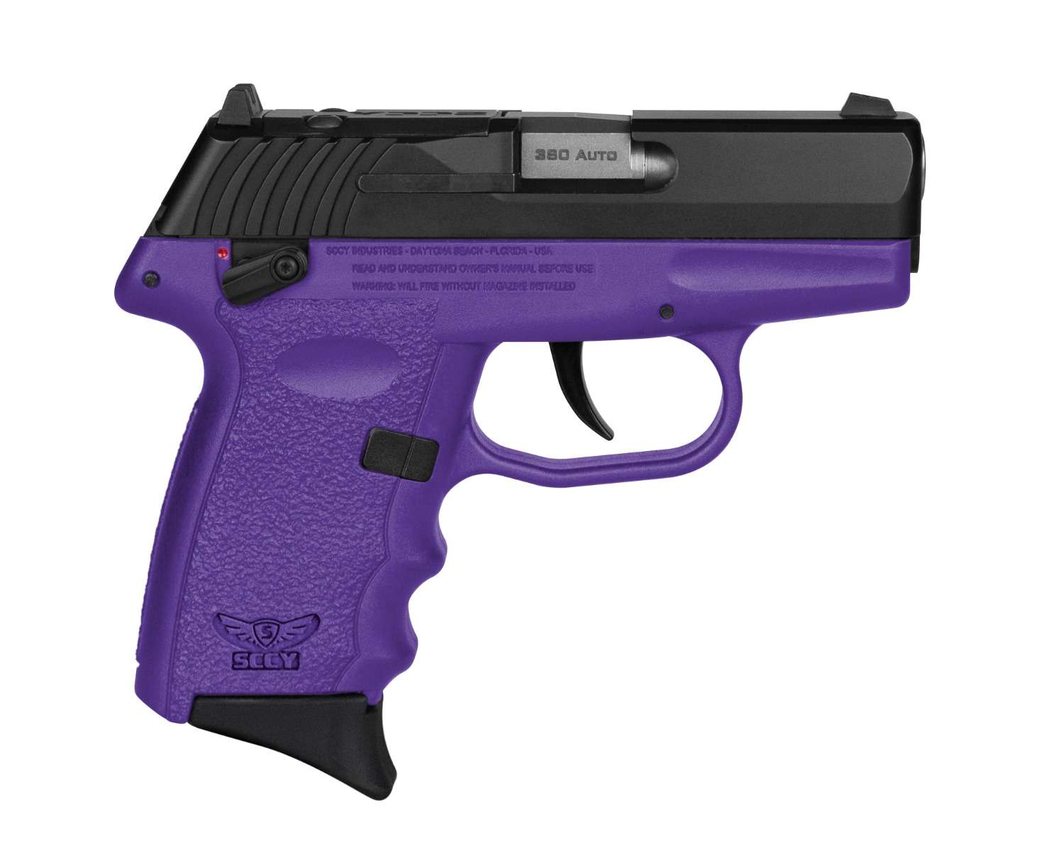 SCCY CPX-4TTPURDRG3 380 TT SLIDE PURPLE GRIP SFT 10R | BattleHawk Armory