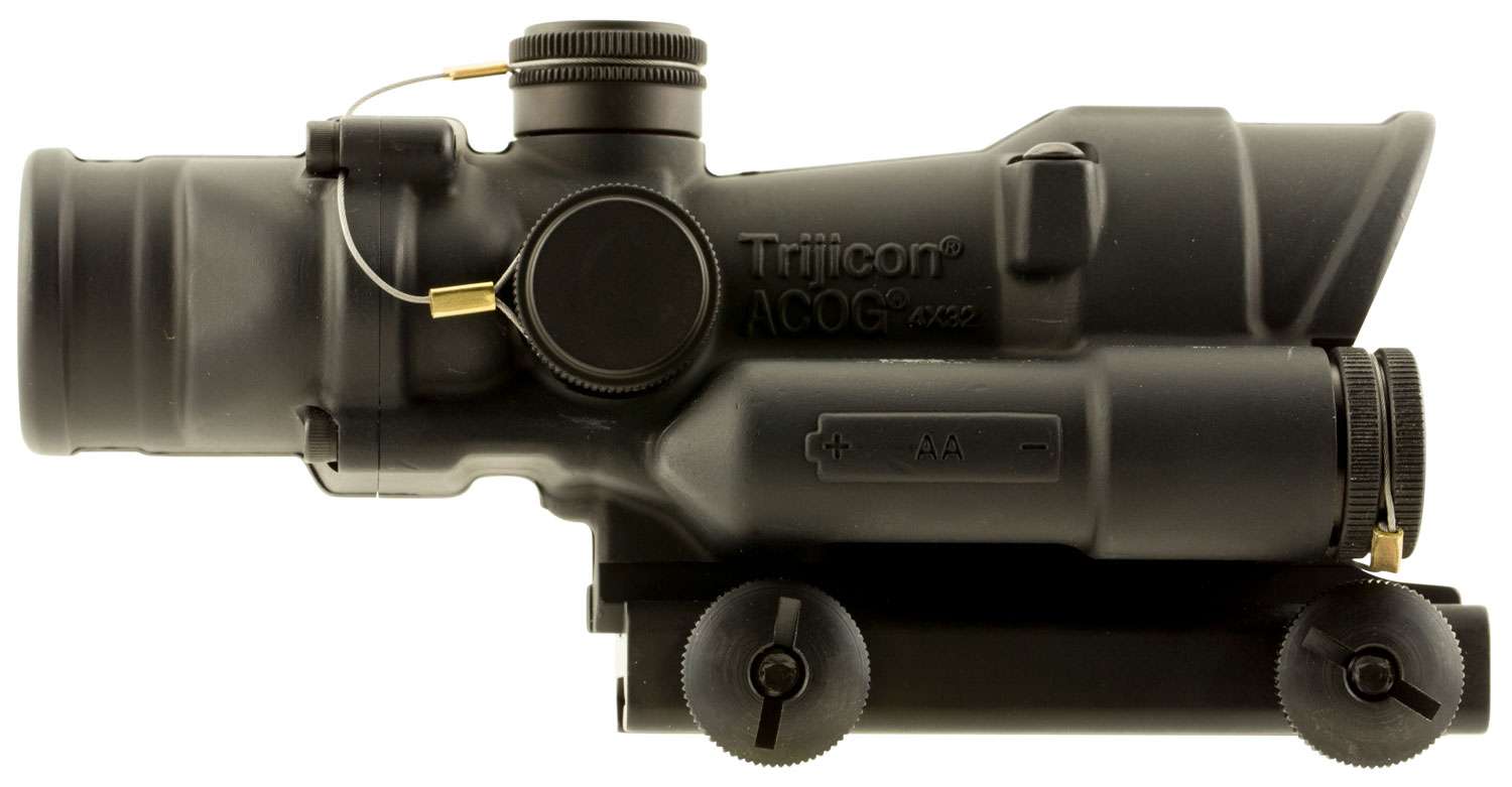 TRIJICON 100432 ACOG 4X 32MM OBJ 36.6 FT @ 100 YDS FOV BLACK MATTE ...