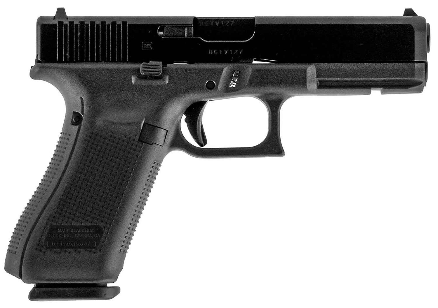 Glock PR17555 G17 Gen5 Rebuilt 9mm Luger 4 49 17 1 FS Black NDLC glock-pr17555-g17-gen5-rebuilt-9mm-luger-4-49-17-1-fs-black-ndlc